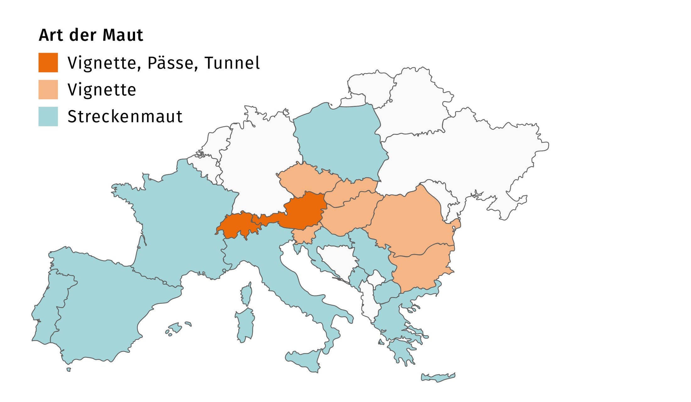 Digitale Vignette Schweiz: Sofort gültig für alle Autobahnen.